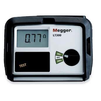 Megger LT300-EN High-current loop tester w/ red/green 2-wire test lead ...