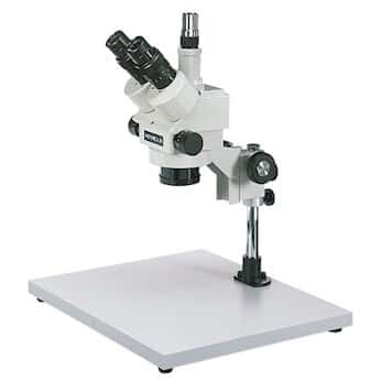 Meiji Techno Stereozoom microscope system with boom stand and holder ...