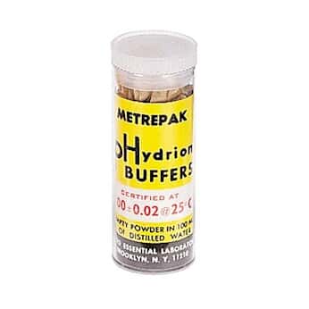 Product: pH Calibration Buffer Capsules, 9.0, yellow, 10/vial from ...