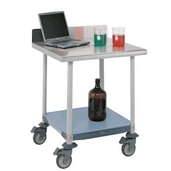 Metro Carts Mobile Lab Worktable with Microban Surface and Undershelf ...