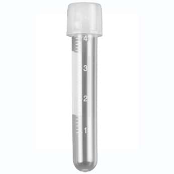 MTC Bio DuoClick™ Culture Tube with Screw Cap, Sterile, Polypropylene, 12 x 75 mm, 5 mL; 1/Bag ...
