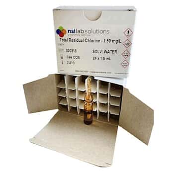 NSI Lab Solutions QCI-182 Total Residual Chlorine Concentrate CRM, 0. ...