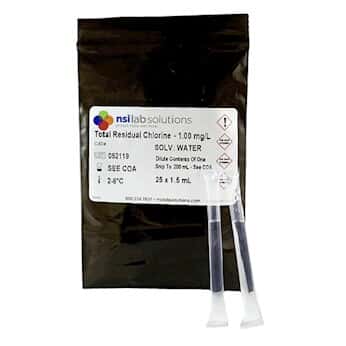 NSI Lab Solutions QCI-118 Ultra-Low Chlorine Accuracy Check Snip™ CRM ...