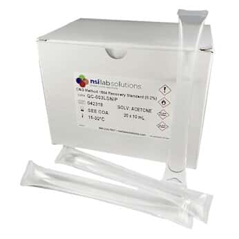 NSI Lab Solutions QC-003LSNIP Oil and Grease Snip™ Certified Reference ...