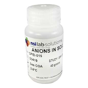NSI Lab Solutions SPEI-015 Anions in Soil Proficiency Test from Cole-Parmer