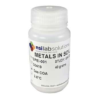 NSI Lab Solutions SPEI-001 Metals in Soil Proficiency Test from Cole-Parmer