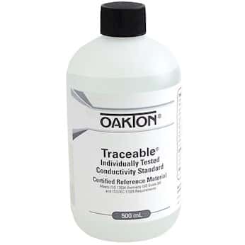 Oakton Traceable® Conductivity and TDS Standard, Individually-Tested, 1 ...
