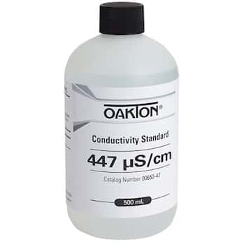 Always in Stock - Oakton Conductivity and TDS Standard, 447 µS; 500 mL ...