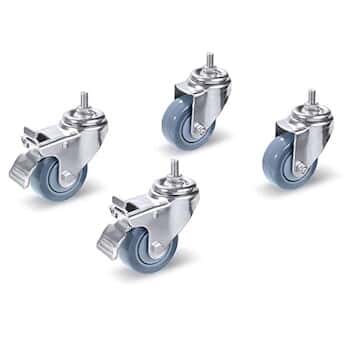 Ohaus 30616409 Stainless Steel Wheel Kit for Defender Bases up to 600 ...