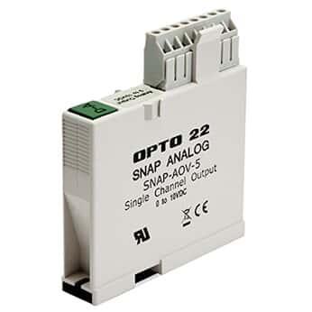 Opto 22 SNAP-PAC-EB1 1-Ch 0-10VDC Analog Voltage Output Module from Cole-Parmer