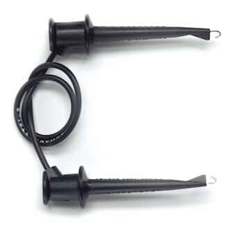 Pomona Electronics 3781 Test Clip Patch Cord, 24", Black from Cole-Parmer