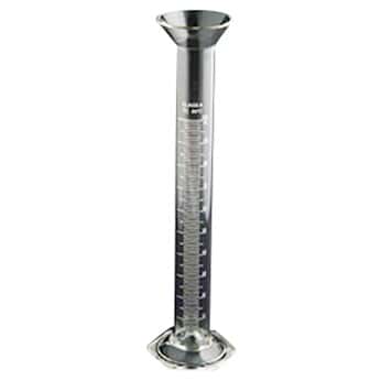 QLA Graduated Cylinder, 100 mL, Funnel Top, Hexagonal Base; Class A ...