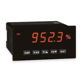 Red Lion PAXD0010 DC Volt/Current Panel Meter; Green, 85-250VAC from ...