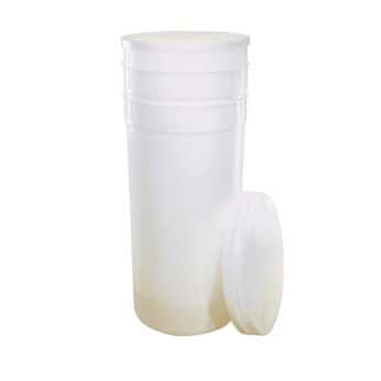 Saint Gobain Graduated Container/Tank with Cover, HDPE, 30 gallon from ...