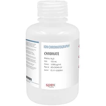 Spex CertiPrep AS-CRO49-2Y Chromate (CrO4)-2 Anion Standard, 1,000 µg ...