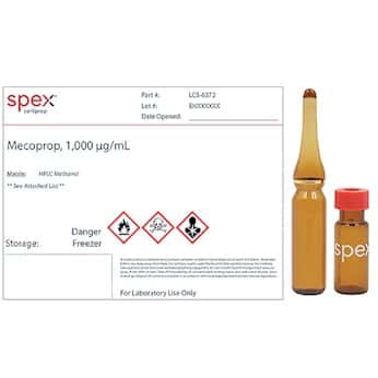 Spex CertiPrep LCS-6372 Mecoprop LC/MS Organic Standard, 1,000 µg/mL; 1 ...