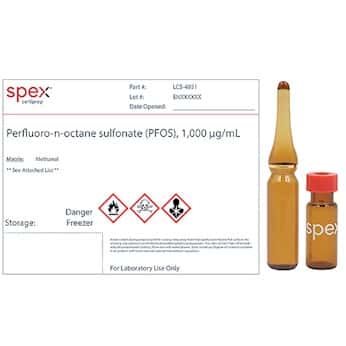 Spex CertiPrep LCS-4951 Perfluoro-n-octane sulfonate (PFOS) LC/MS ...