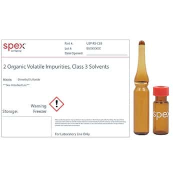 Spex CertiPrep USP-RS-C3B 2 Organic Volatile Impurities, Class 3 ...