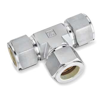 Superlok USA Union Tee, 1/4", Stainless Steel from Cole-Parmer