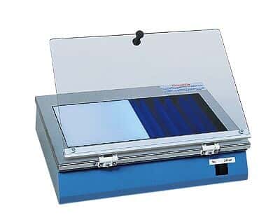 Ultraviolet/white light table; 312 nm, 220 VAC/50 Hz from Cole-Parmer