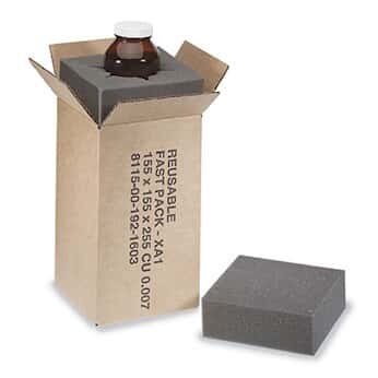 ThermoSafe FP XA1 Foam-Cushioned Shipper, 6"L x 6"W x 10"H from Cole-Parmer