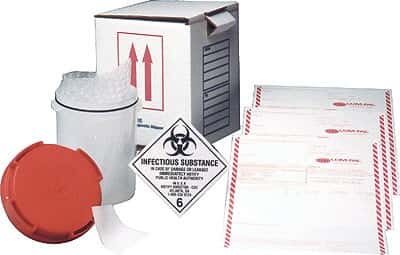 ThermoSafe INF2000 Infectious Substance Shipper, case of 6 from Cole-Parmer