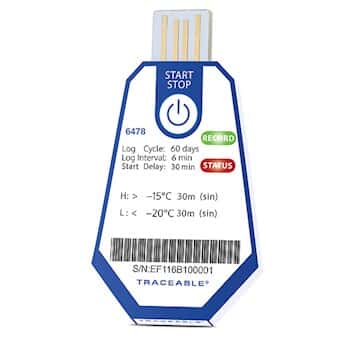 Traceable ONE™ Calibrated Single-Use USB Temperature Data Logger, 60 ...
