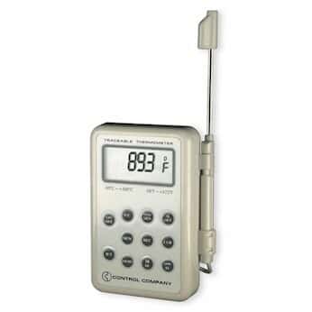 Traceable 4373 Waterproof Datalogging Thermistor Thermometer with Alarm ...