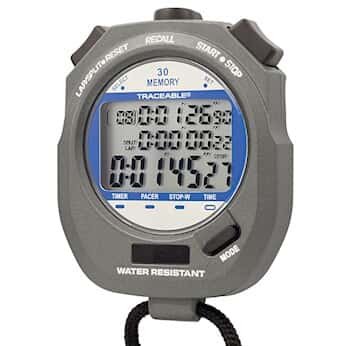 Traceable Dual-Display Digital Stopwatch with Calibration from Cole-Parmer