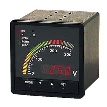 Triplett 450-284/220 Single-input bargraph meter with 0.5"H LED; 4 to ...