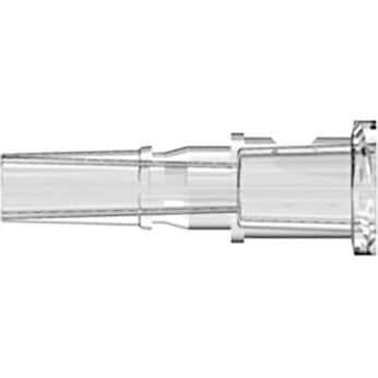 Value Plastics Luer Fitting, Straight Adapter, Clear Polycarbonate ...