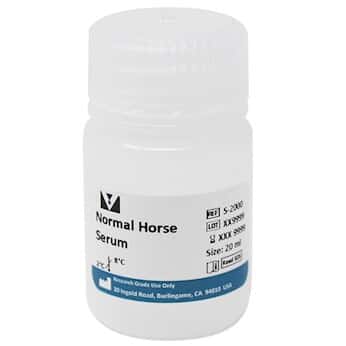 Vector Laboratories S-2000 Normal Horse Serum, concentrated; 20 mL from Cole-Parmer