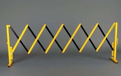 VG-1000-C Barricade, yellow/black, 11 feet from Cole-Parmer