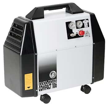 Werther PC106 Ultra-Quiet Oilless Air Compressor, 1.9 cfm, 115 VAC from ...