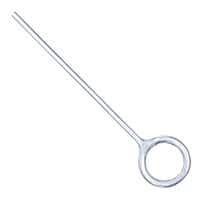 Cole-Parmer Platinum Inoculating Loop, Calibrated, 10 µL, 4 mm ID, 19 ...