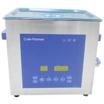 Cole-Parmer UC 200 Ultrasonic Cleaner with Digital Timer and Heat, 13 ...