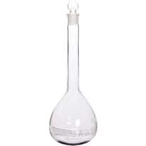 Cole-Parmer Class A Volumetric Flask With Glass Stopper, 2 ML; 10/PK ...