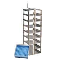 IC Biomedical RS30-9C50 Vertical Rack, 5 shelf, Stainless Steel for 100 ...