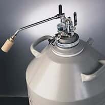 Worthington 25LDB Liquid Nitrogen Storage Dewar; 25 L, 109 Day Static ...