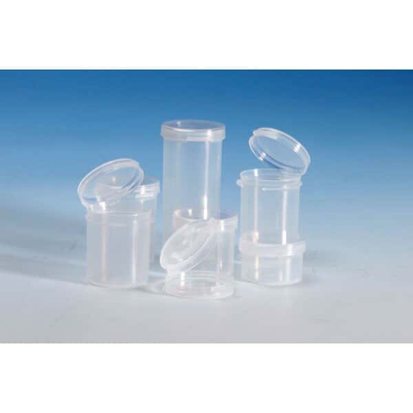 Hinged-lid vial, 1.25" OD, 11.5 mL, 1000/CS from Cole-Parmer