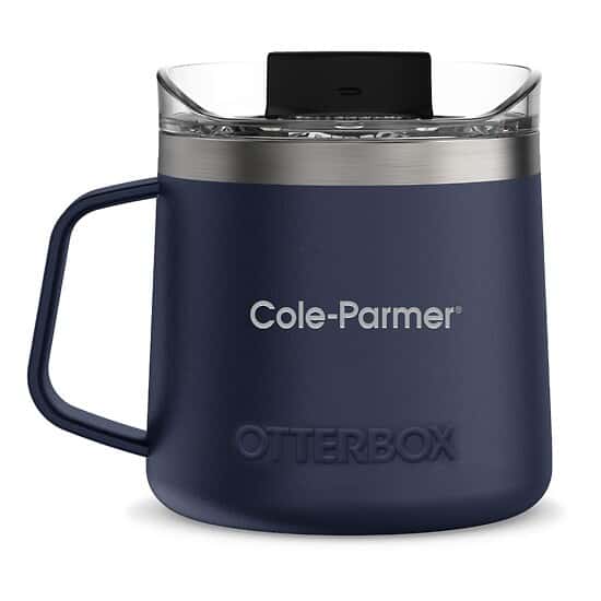 14 oz OtterBox Elevation Navy Mug from Cole-Parmer