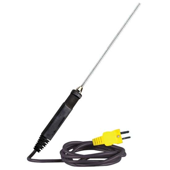 Type K General-Purpose Stainless Steel Probe, Mini Connector, 5" Long ...