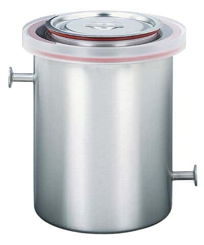 Foreline liquid nitrogen cold trap, NW 16 connection from Cole-Parmer