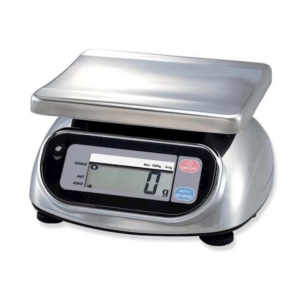 A&D Weighing SK-5000WP Portable Washdown Scale, 5000g x 2g from Cole-Parmer