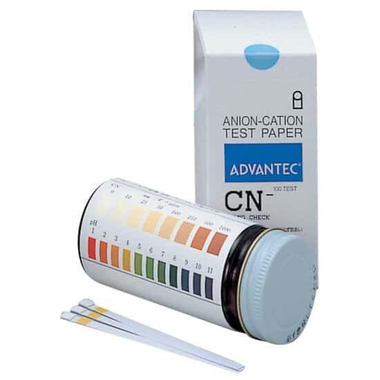 Always in Stock - Advantec 07030100 Test Strips, Cyanogen Check ...