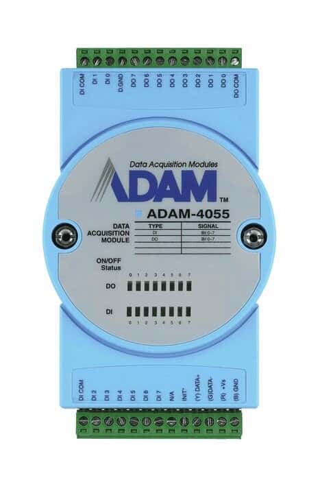 Advantech ADAM-4055-BE 16 Channel Iso Digital I/O w/ LED Data ...