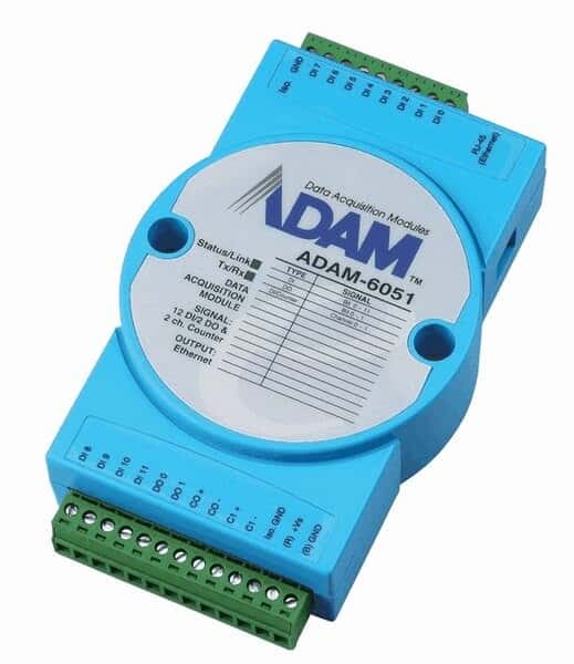 Advantech ADAM-6051-A 16 Channel Isolated Digital I/O w/Counter Data Aquisition Module from Cole ...
