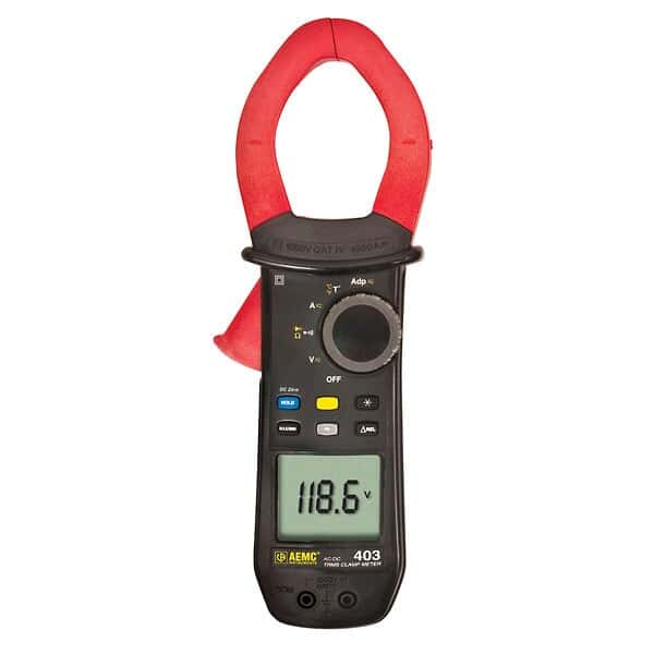 AEMC 405 Clamp Meter, 1000 AC, 1500 A DC from Cole-Parmer