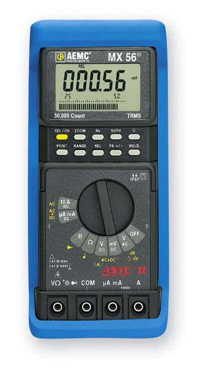 AEMC Waterproof Digital Multimeter, +/-0.025% + 2 digits accuracy from ...