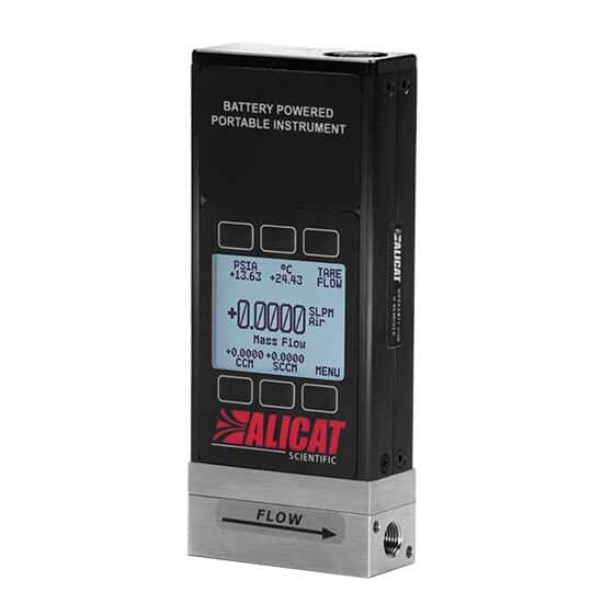 Alicat Mass Flowmeter with Display, 0 - 1 SCCM, Battery Operated from ...